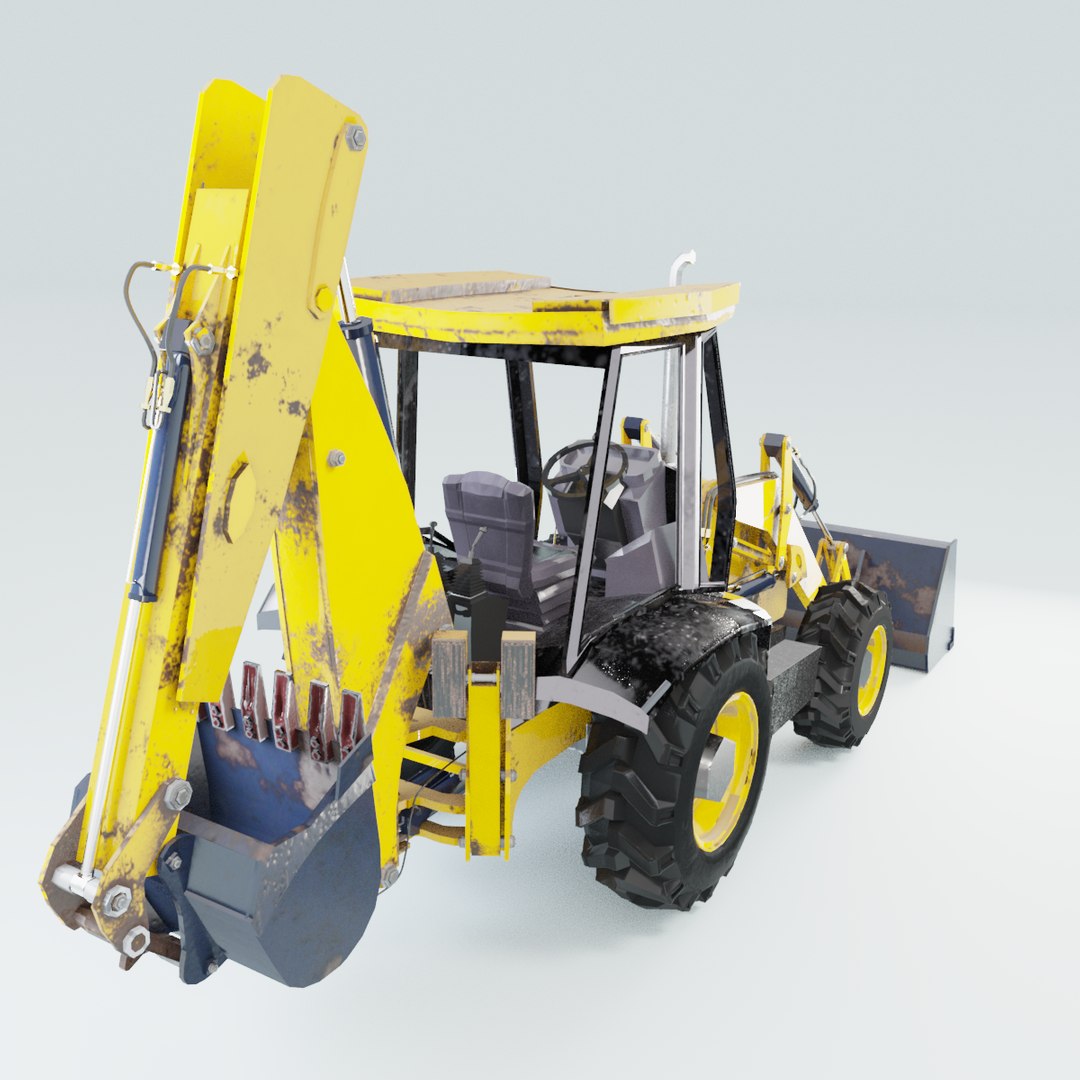 Digger 3D Model - TurboSquid 1709420