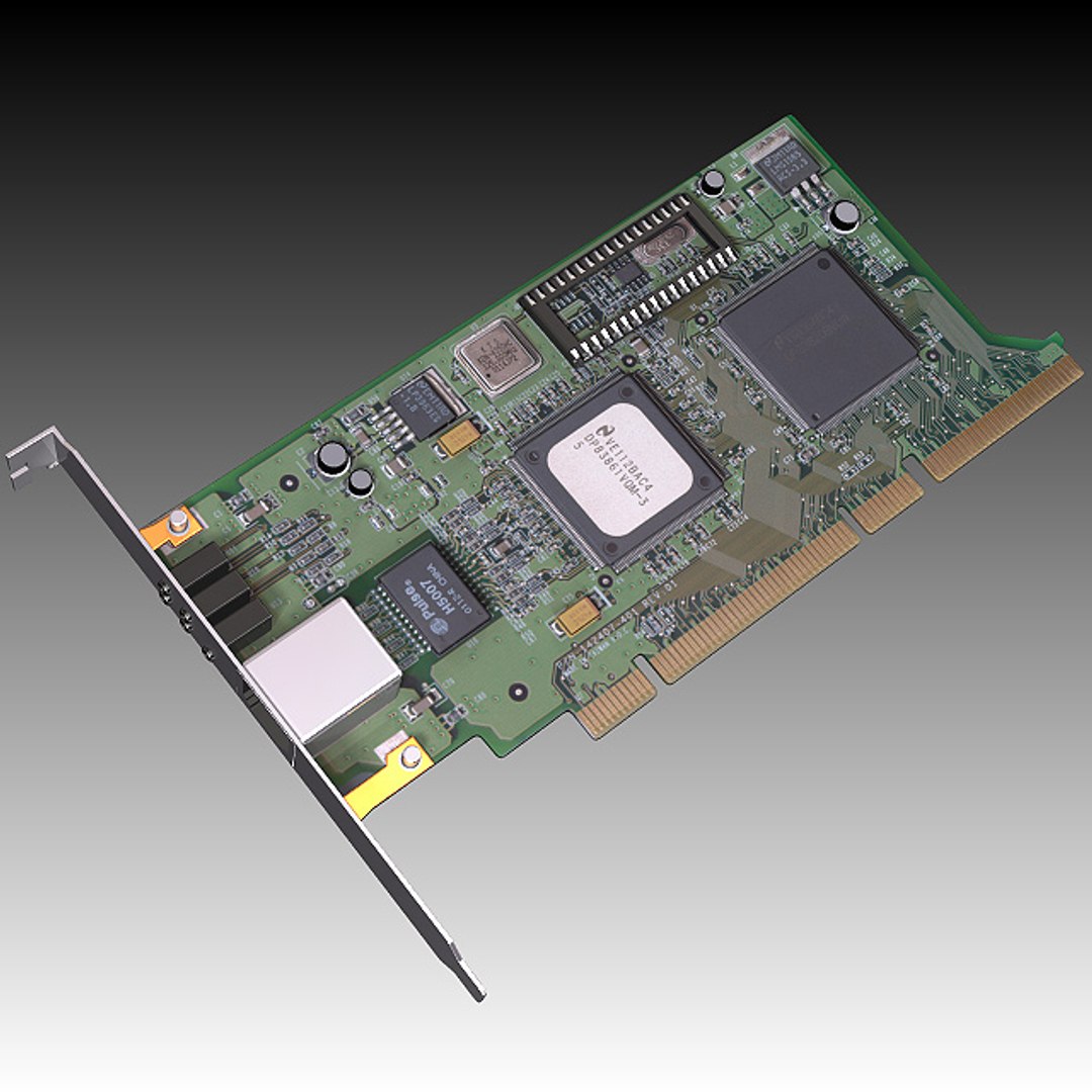 3D Network Card Model - TurboSquid 1298095