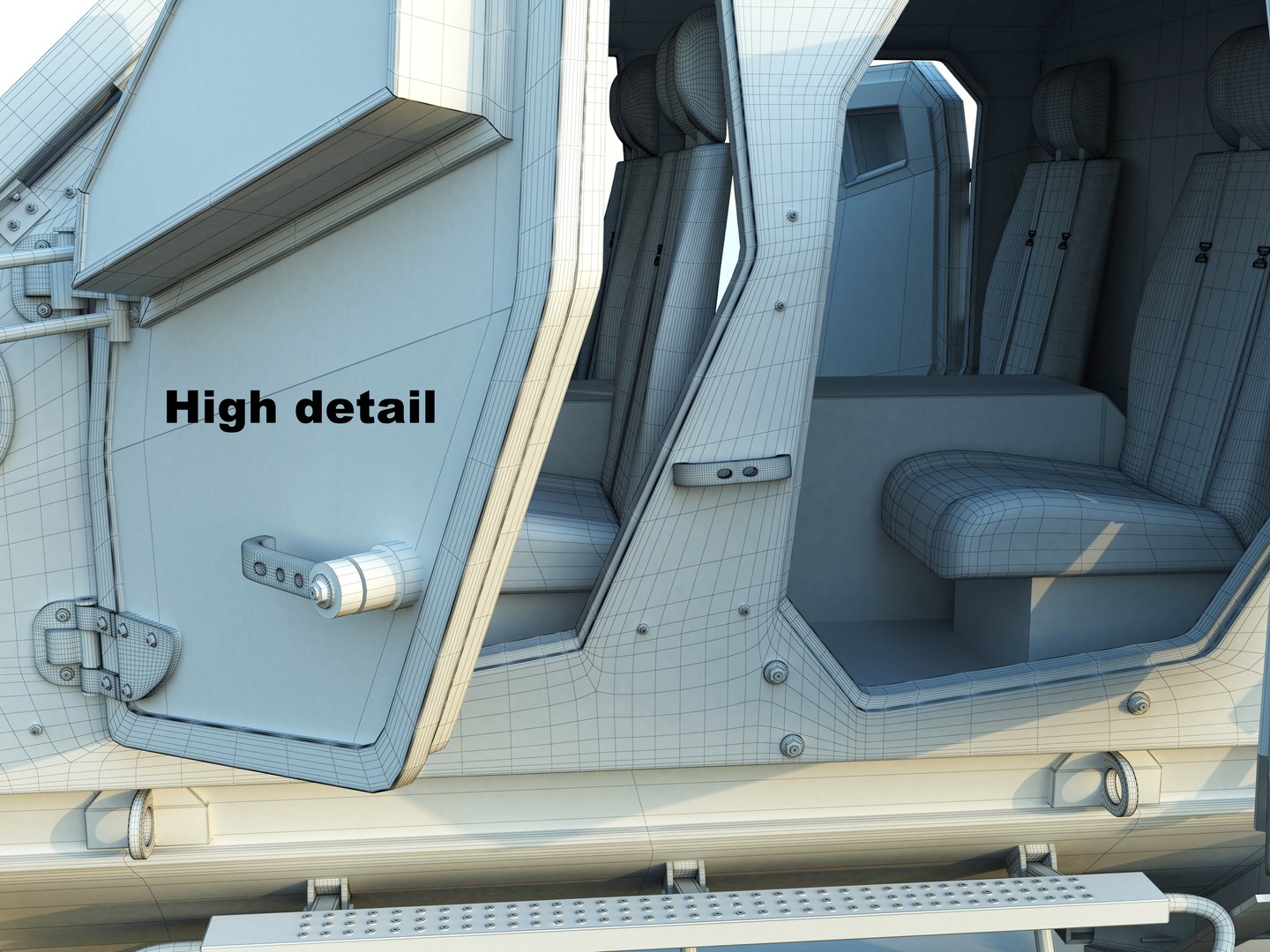 3d M-atv Military Vehicle Model