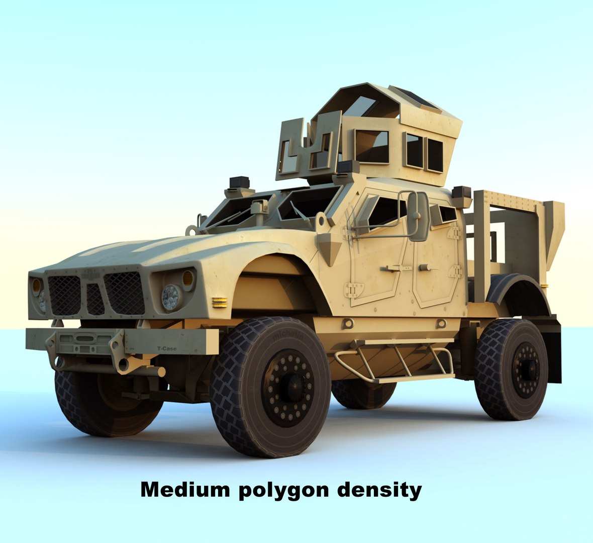 3d M-atv Military Vehicle Model