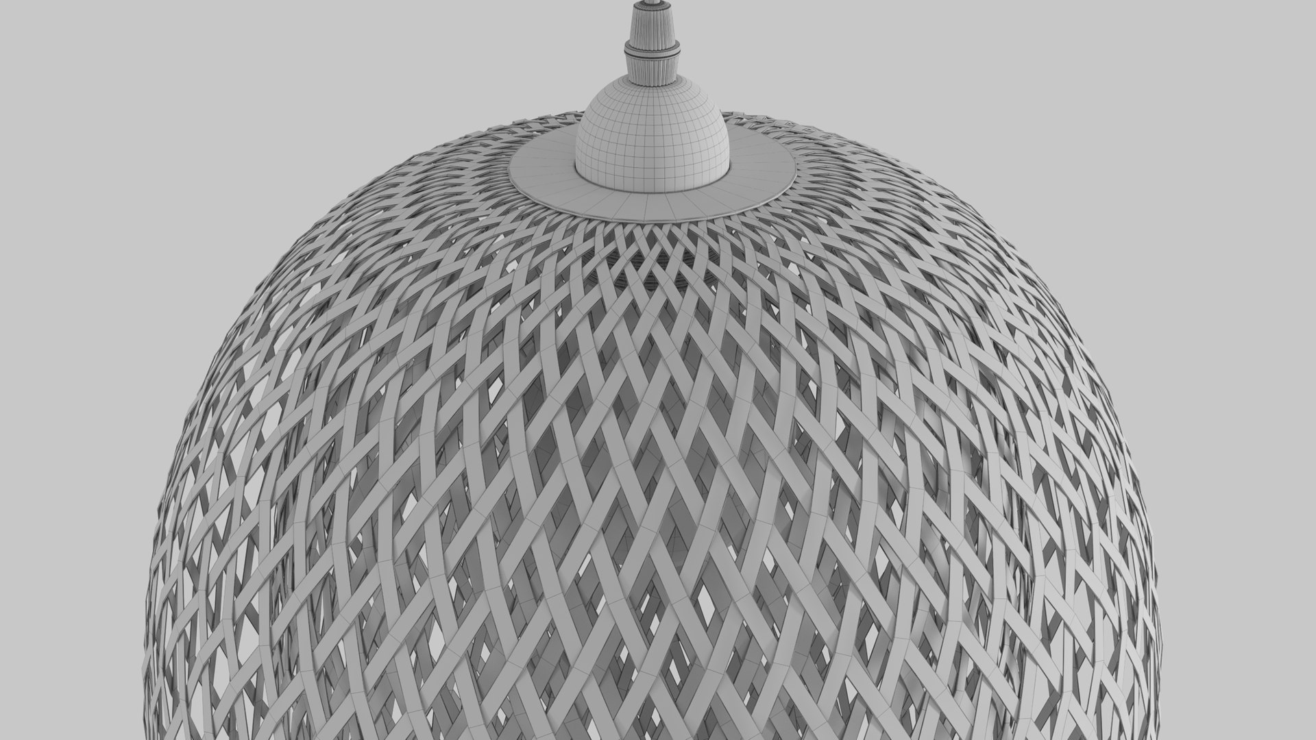 Rattan Pendant Lamp 3D Model - TurboSquid 2020585