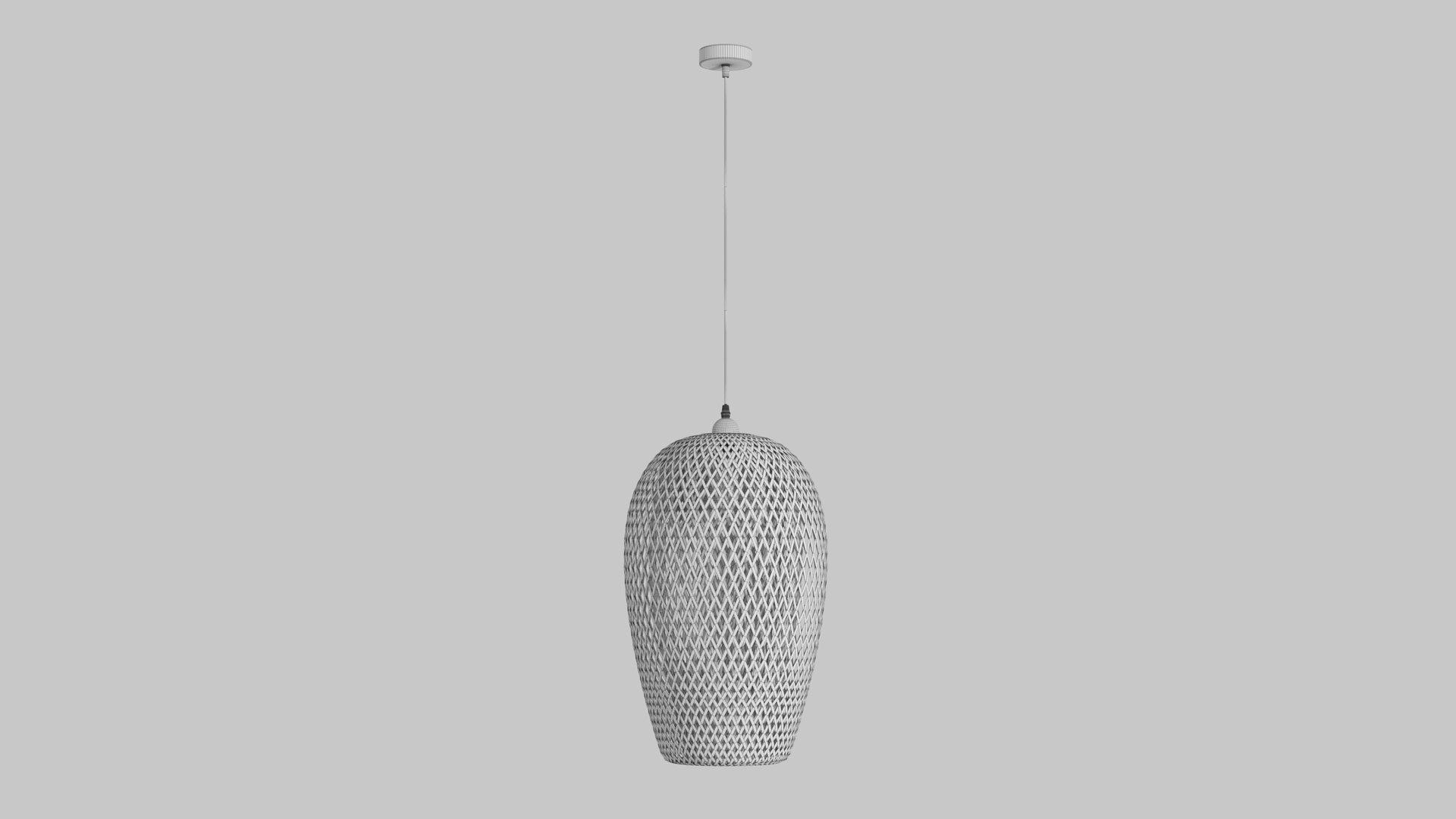 Rattan Pendant Lamp 3D Model - TurboSquid 2020585