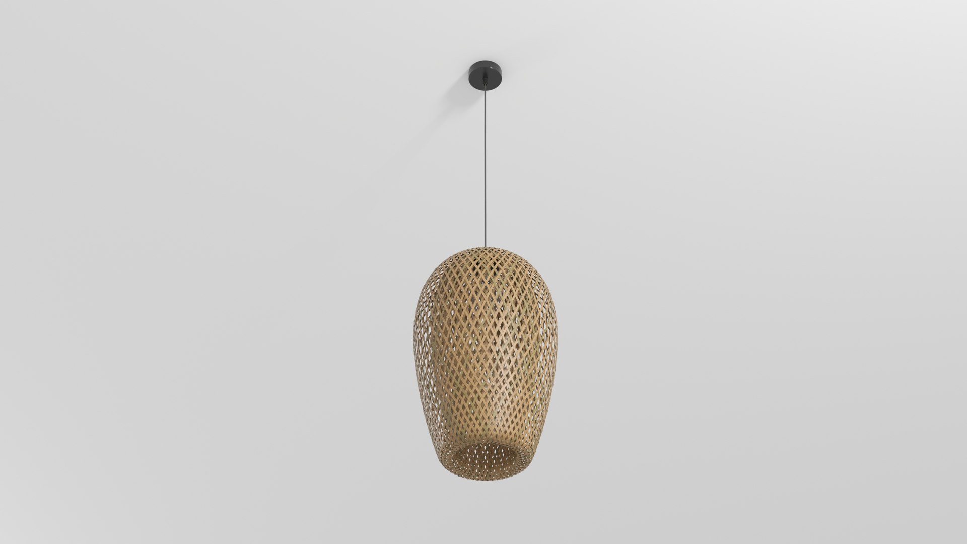 Rattan Pendant Lamp 3D Model - TurboSquid 2020585