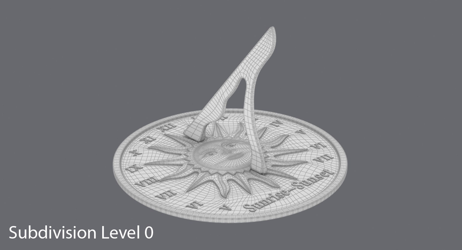 3D Model Sun-dial-02 - TurboSquid 1355398