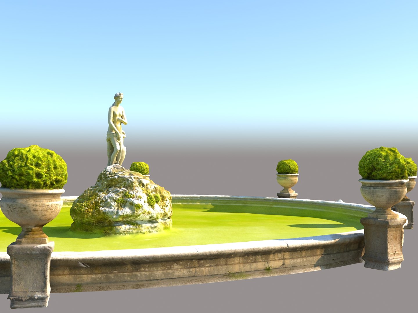 3D Rome Fountain - TurboSquid 1756487