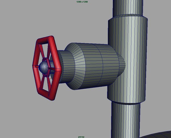 3d gas hot water heater model