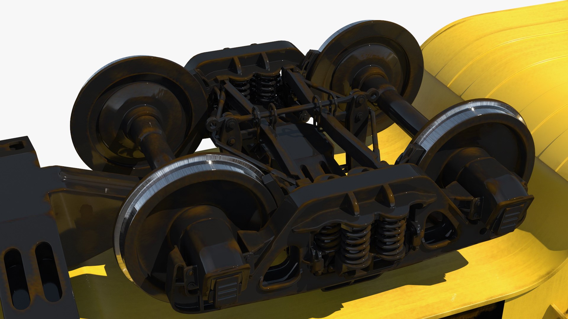 Depressed Center Flat Car model - TurboSquid 2177390