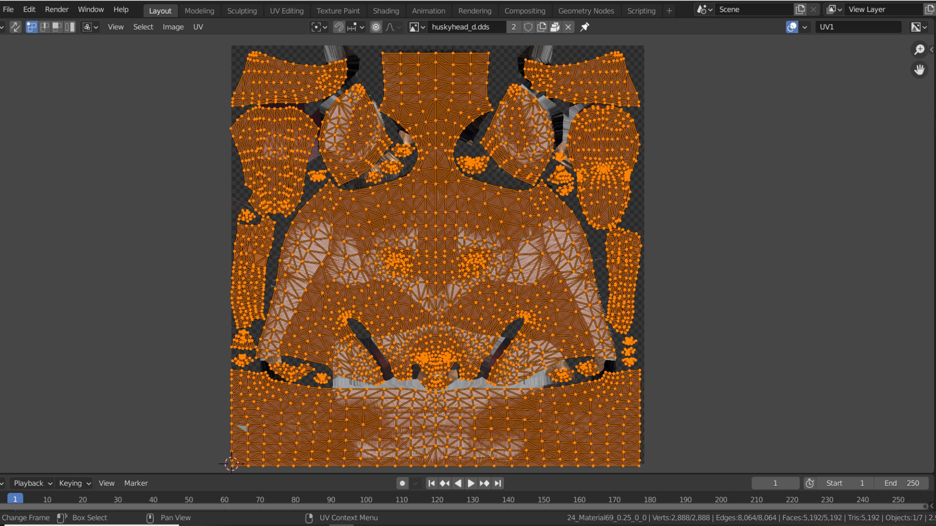 Realistic Siberian Husky With Fur Rigged 3D Model - TurboSquid 2016499