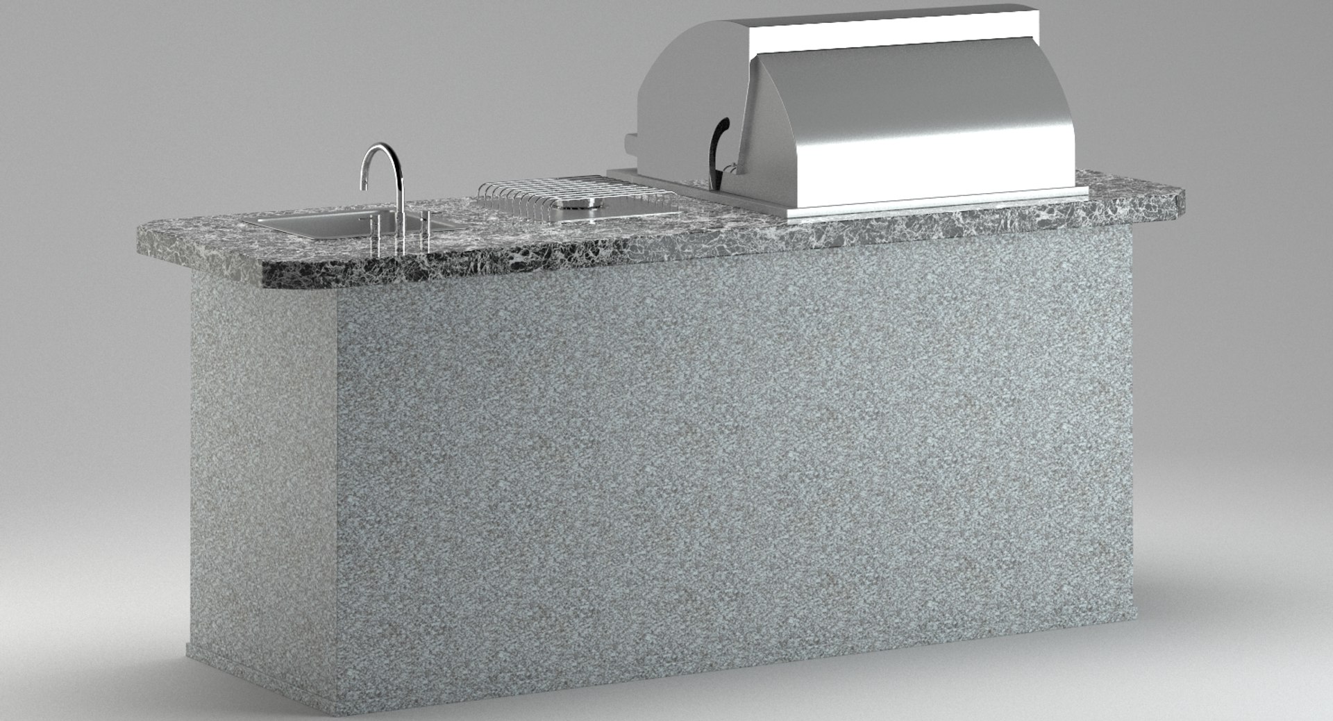 Wolf Terrace Grill 3D - TurboSquid 1506383