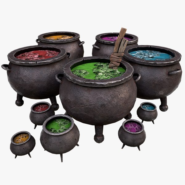 Witch'S Cauldron Maya Models for Download | TurboSquid