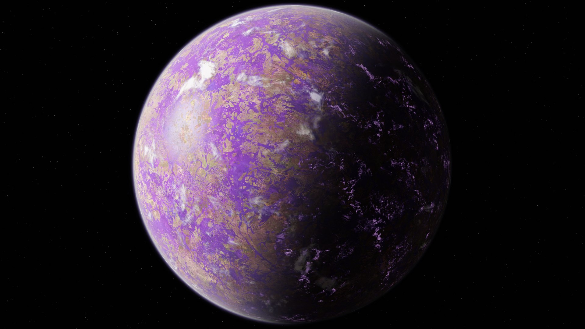 8K Alien Mystical Planet 9 3D Model - TurboSquid 1931005