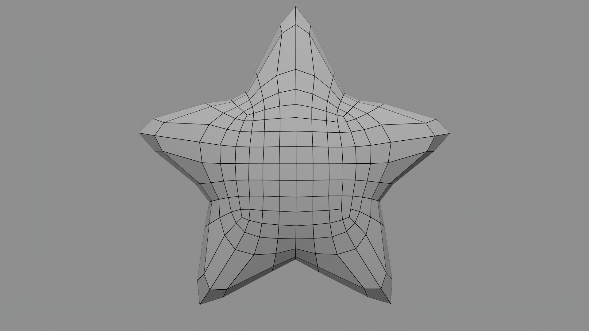 Star Round Simple 5 Pointed Cartoon Icon Symbol 3D Model - TurboSquid ...