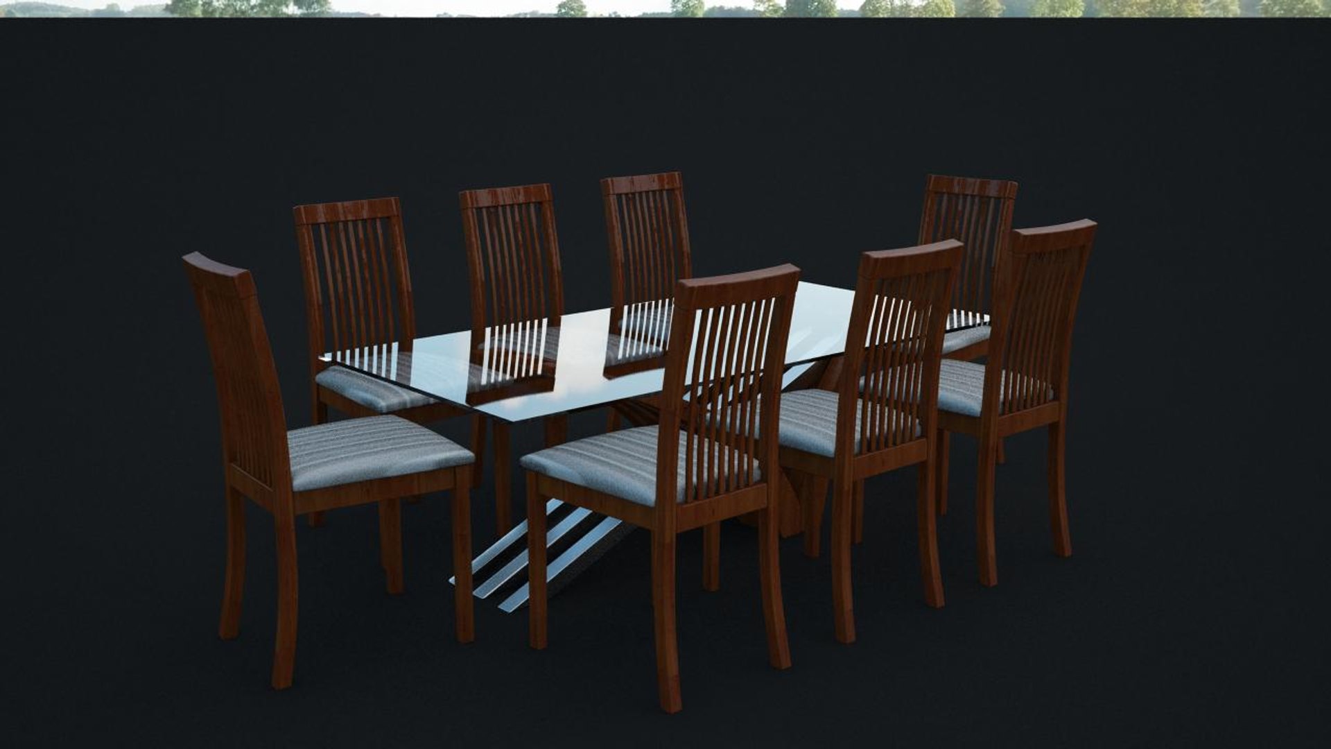 3D Dining Table - TurboSquid 1209371