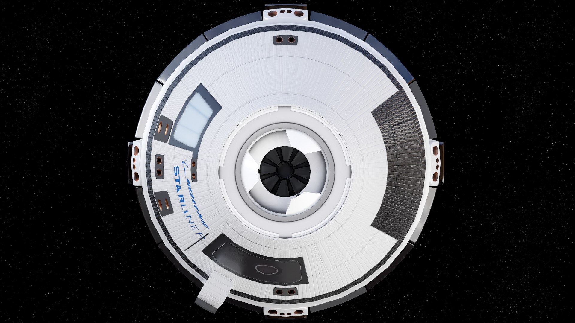 3D Cst-100 Space Capsule Boeing - TurboSquid 1506823