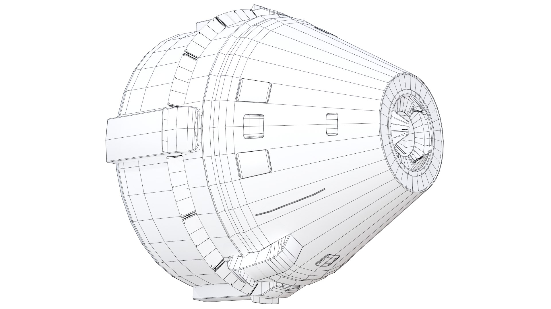 3D Cst-100 Space Capsule Boeing - TurboSquid 1506823