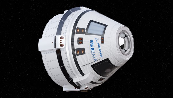 3D cst-100 space capsule boeing - TurboSquid 1506823