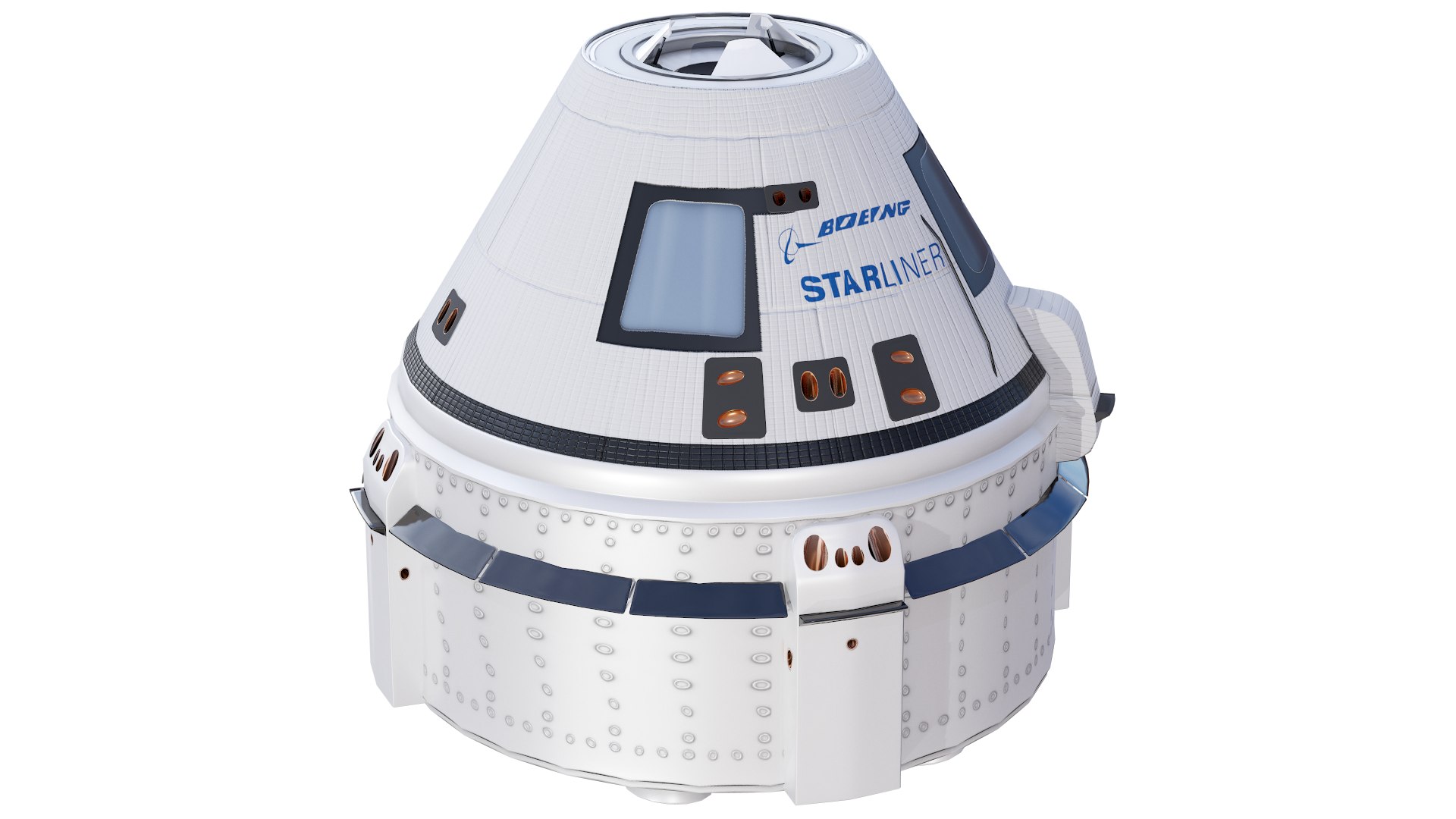 3D Cst-100 Space Capsule Boeing - TurboSquid 1506823