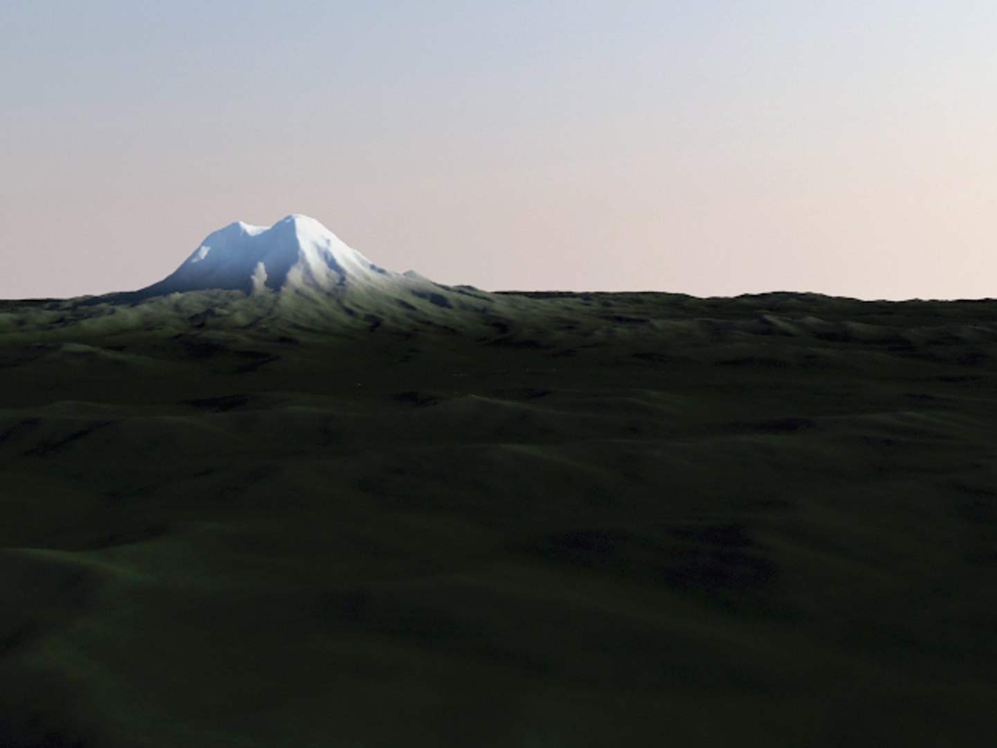 3d Mount Rainier Washington Model