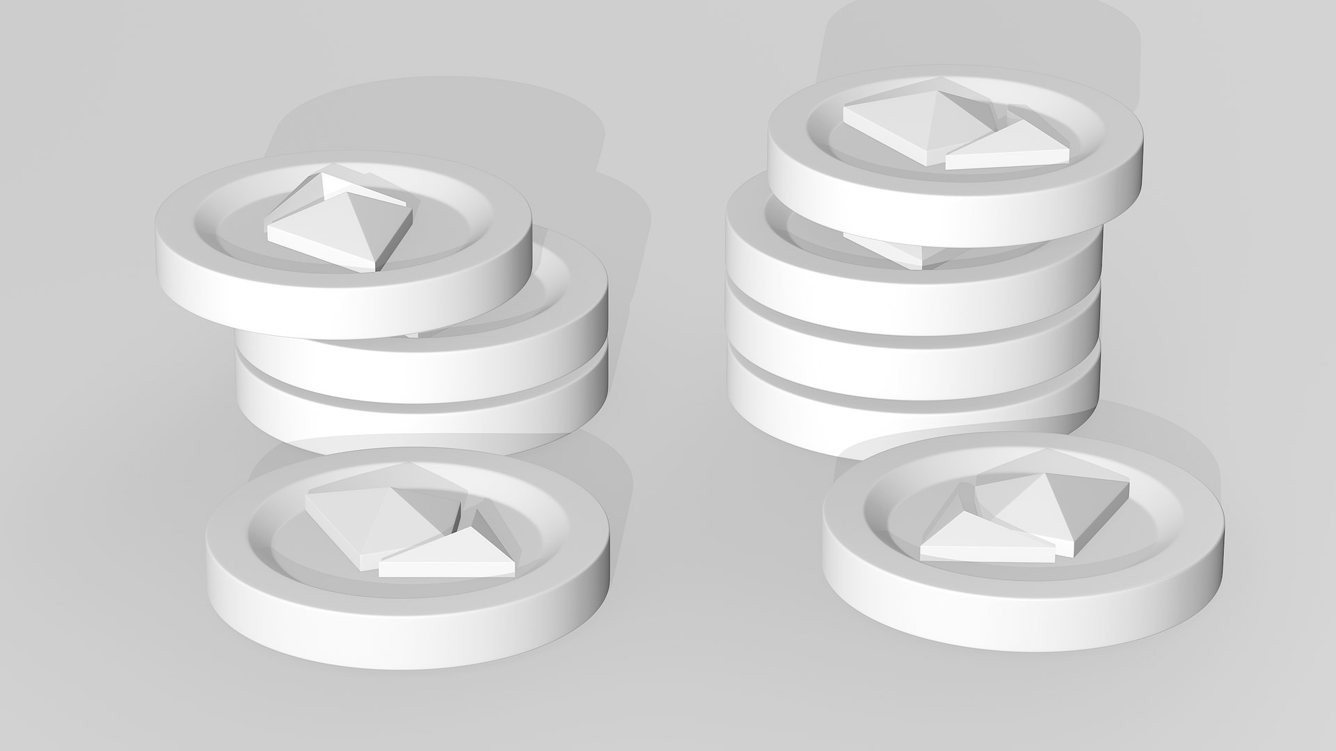 3D Crypto Coin Ethereum ETH - TurboSquid 2165206