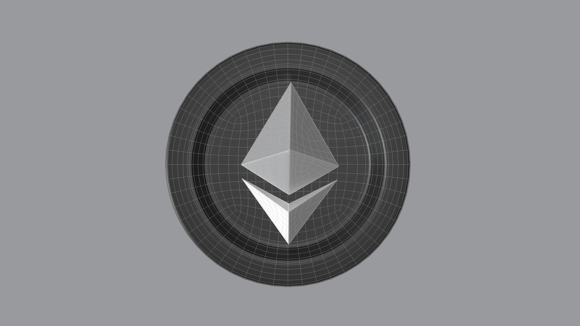 3D Crypto Coin Ethereum ETH - TurboSquid 2165206