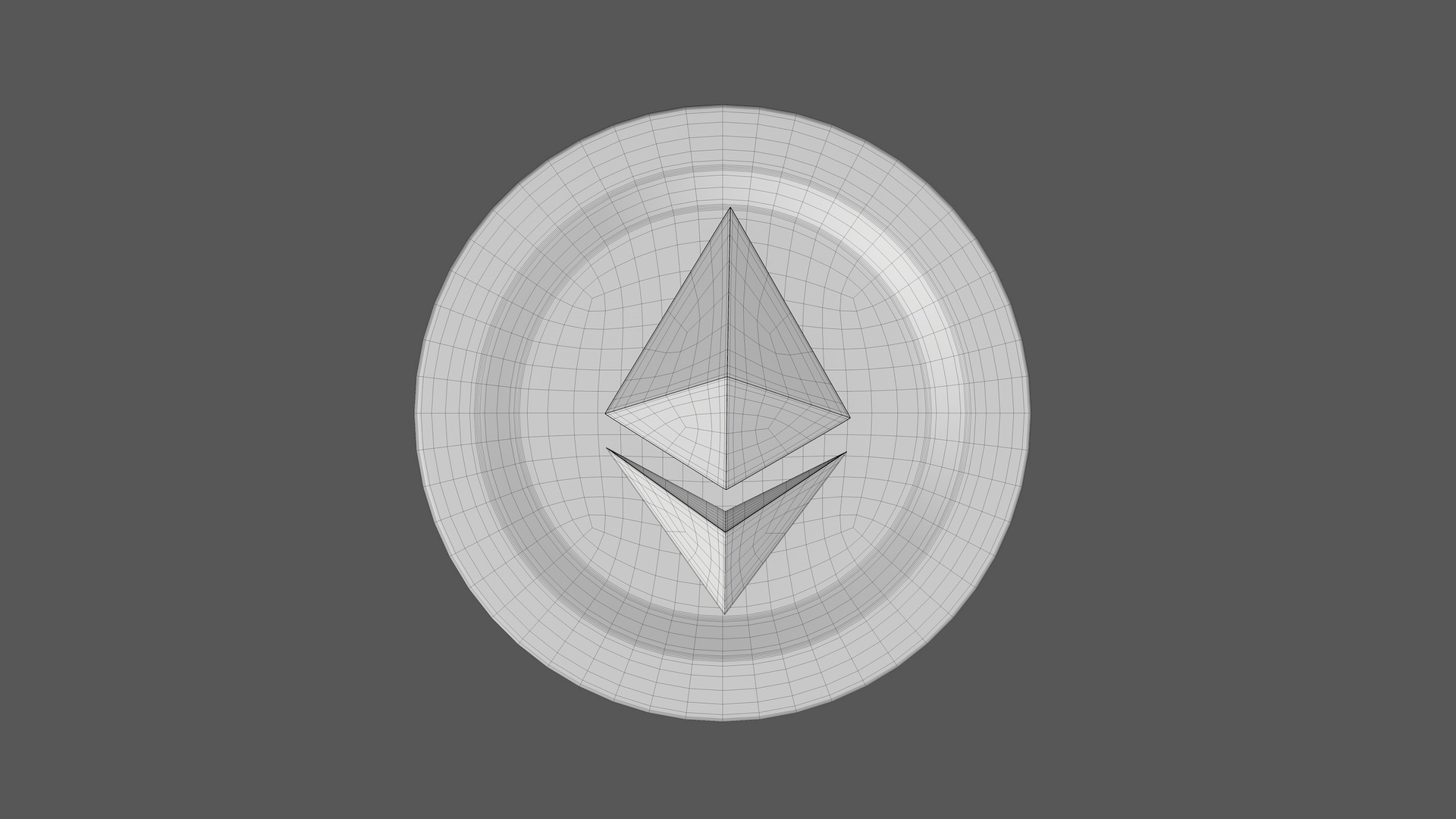 3D Crypto Coin Ethereum ETH - TurboSquid 2165206