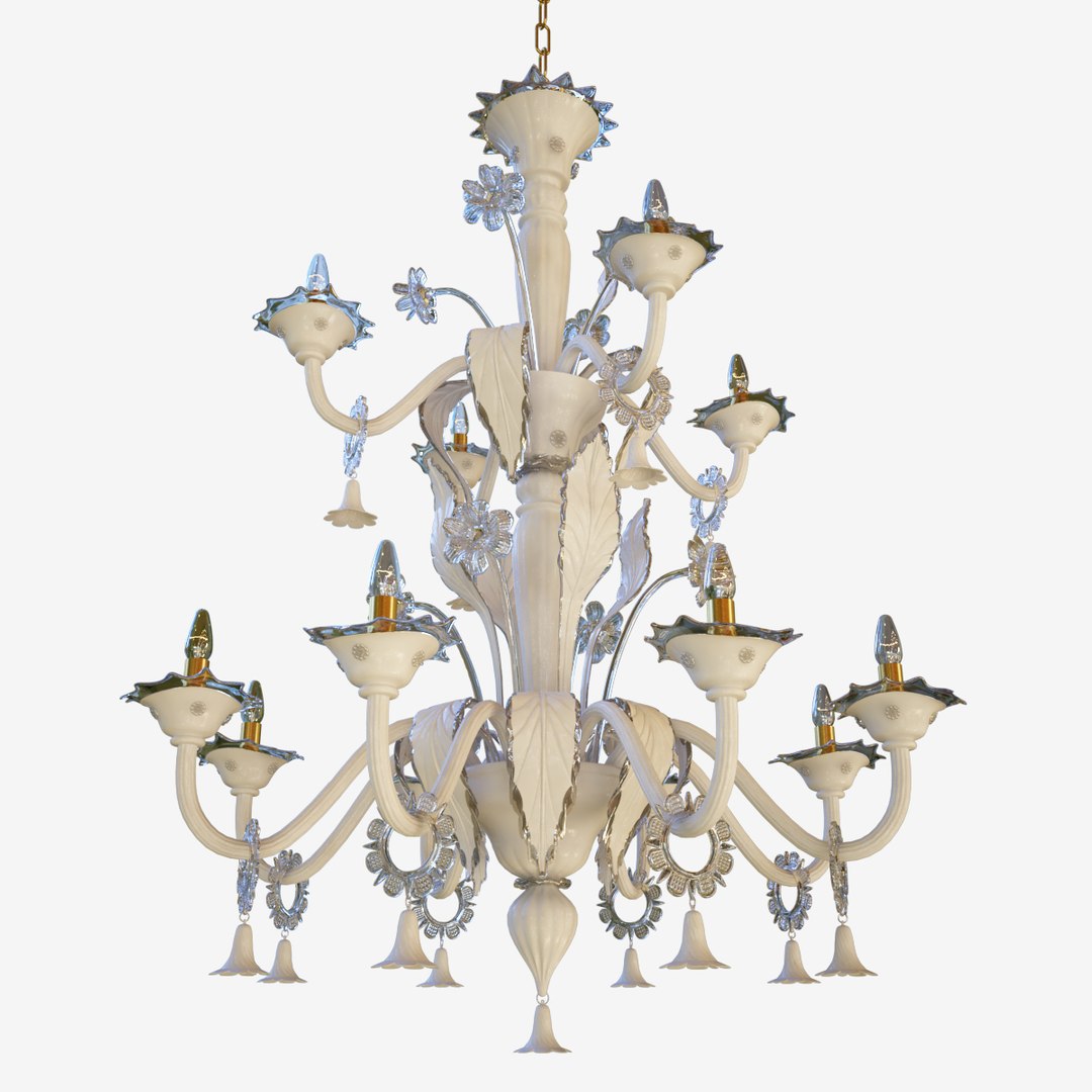 Chandeliers lights sylcom giustinian 3D model - TurboSquid 1158626
