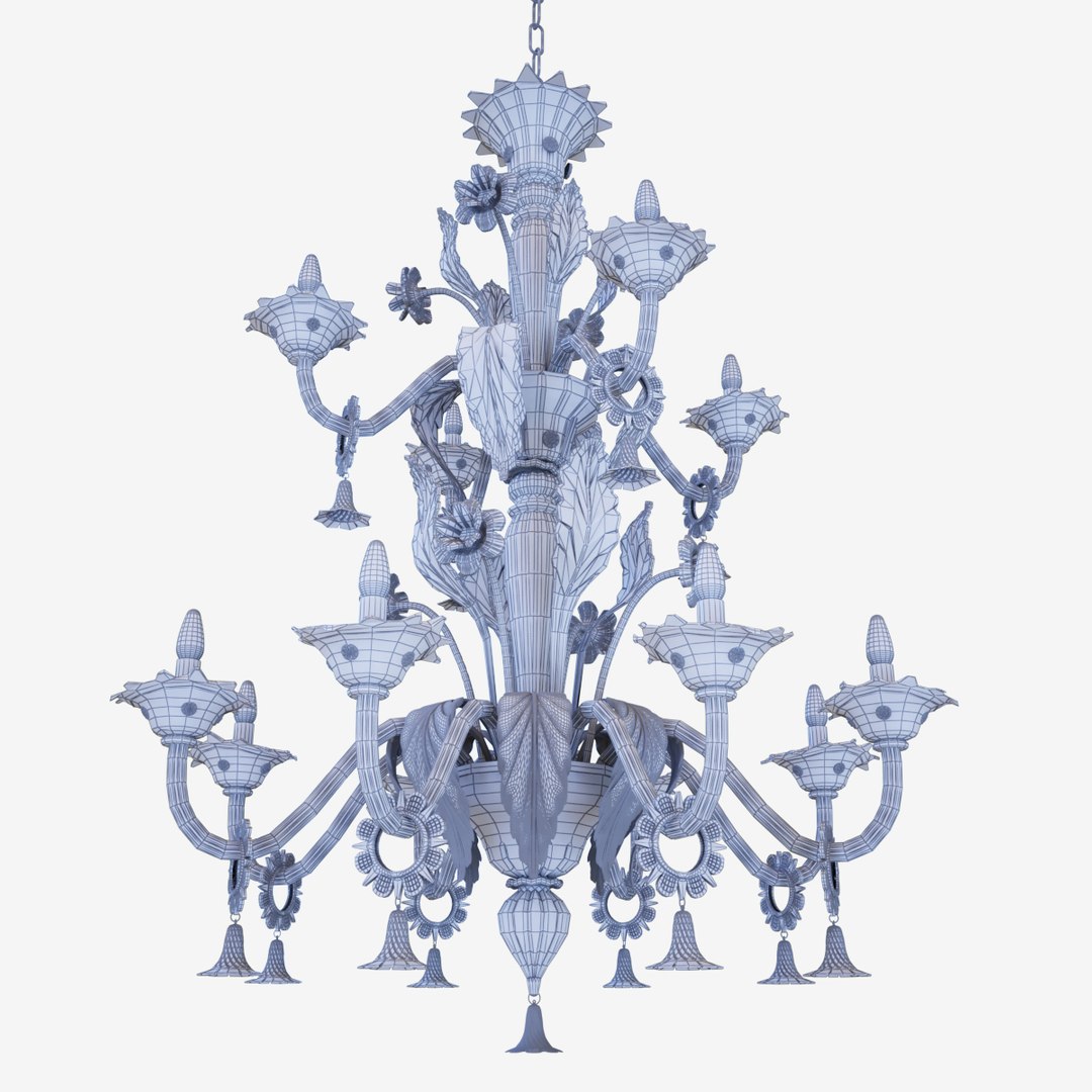 Chandeliers lights sylcom giustinian 3D model - TurboSquid 1158626