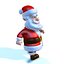 3d Max Cartoon Character Santa Claus