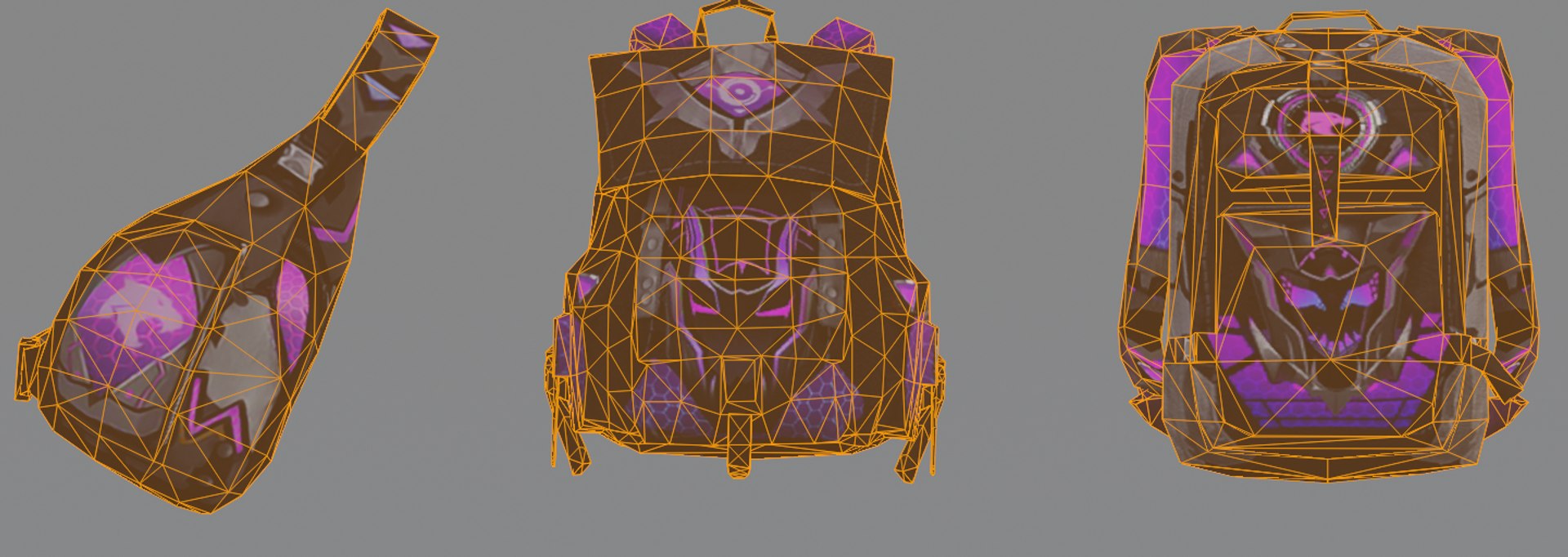 3D Bag 3x Jajuar Backpack - TurboSquid 1849459