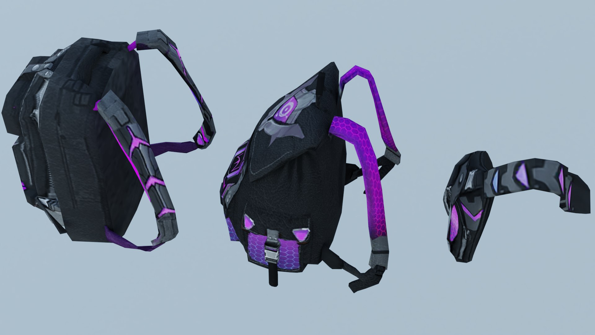 3D Bag 3x Jajuar Backpack - TurboSquid 1849459