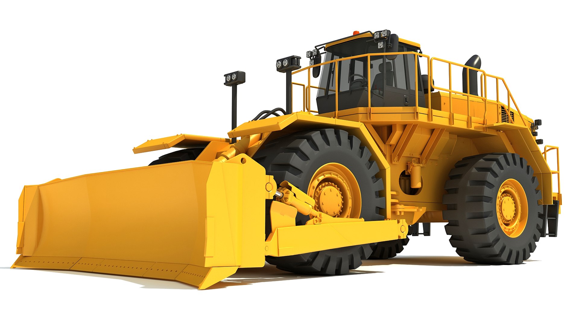 Wheel Dozer 3D Model - TurboSquid 1539860