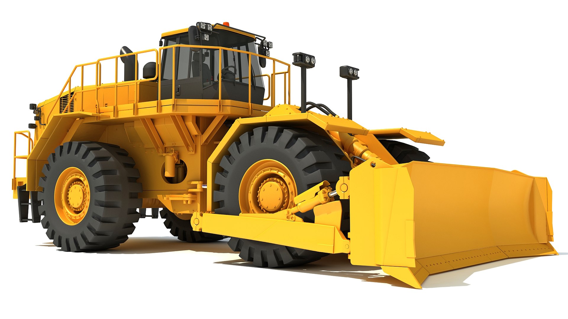 Wheel Dozer 3D Model - TurboSquid 1539860