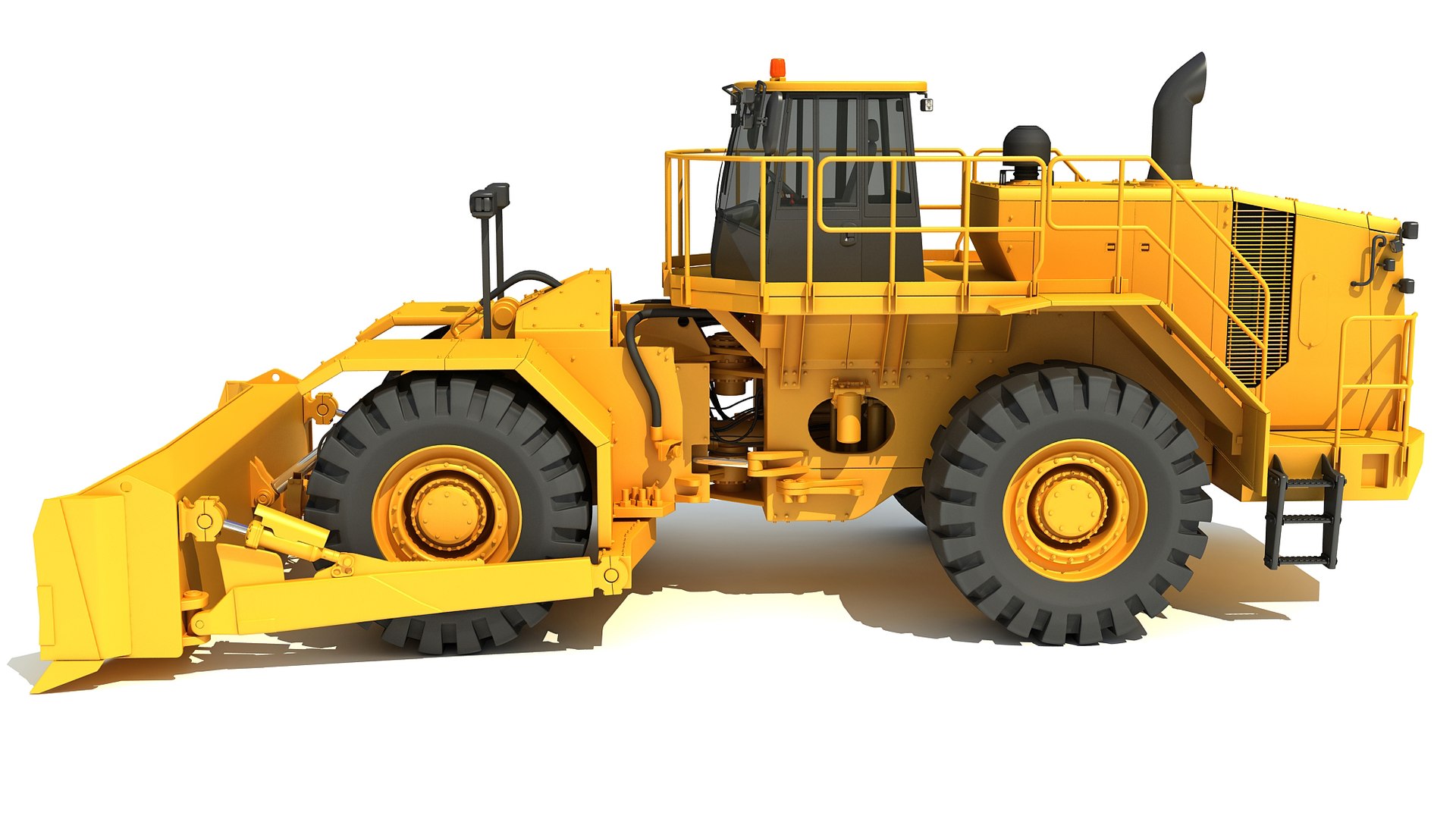 Wheel Dozer 3D Model - TurboSquid 1539860