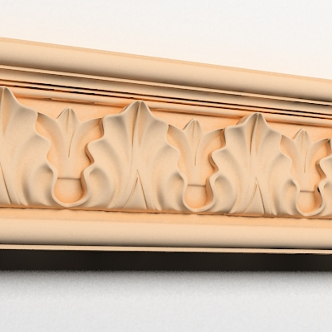 Frieze Decor Wall 3d Model