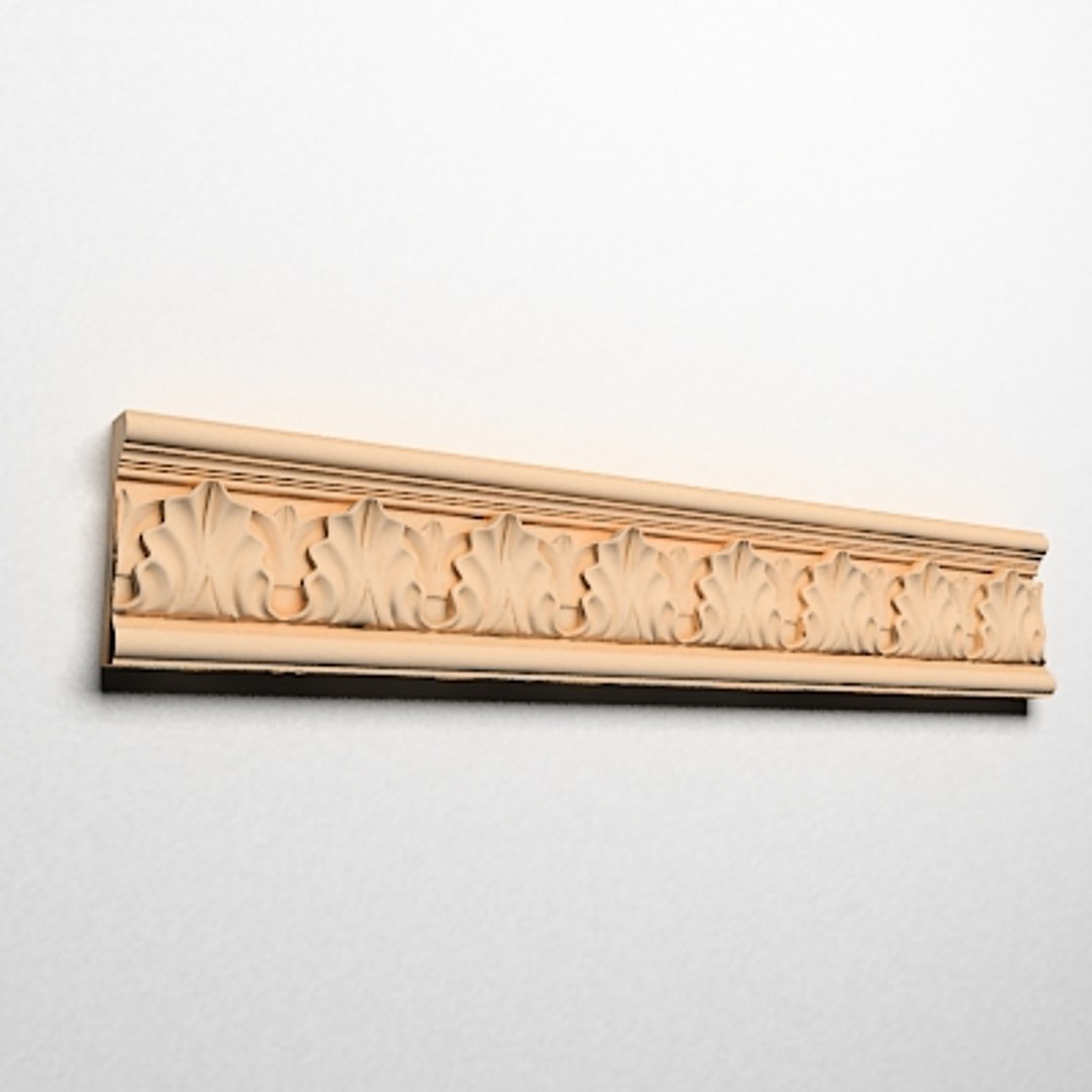 Frieze Decor Wall 3d Model