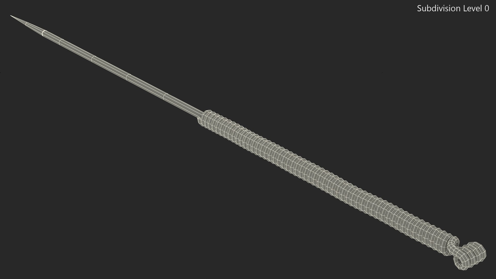 Small Acupuncture Needle Gold 3D Model - TurboSquid 2219463