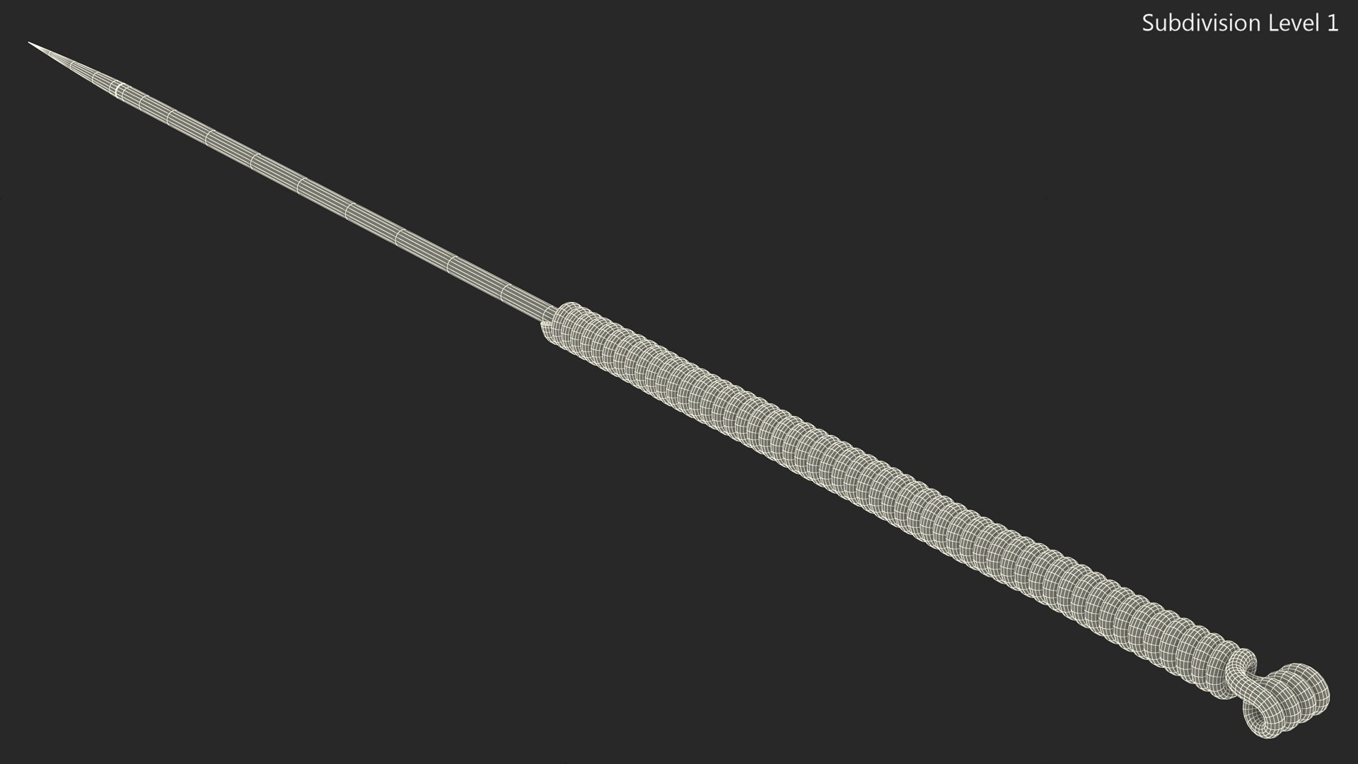 Small Acupuncture Needle Gold 3D Model - TurboSquid 2219463