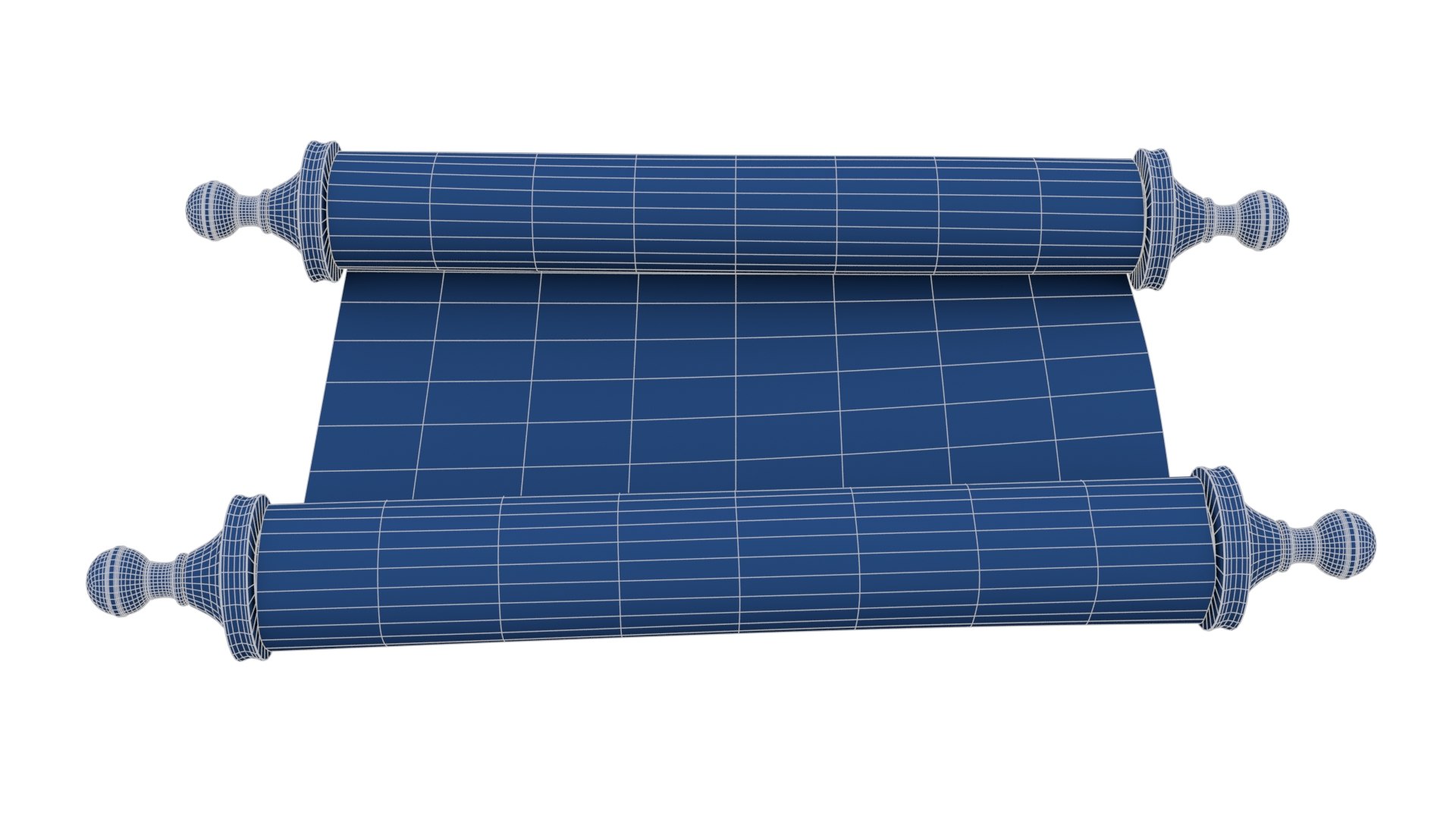 Ancient scroll 2 3D model - TurboSquid 1702743