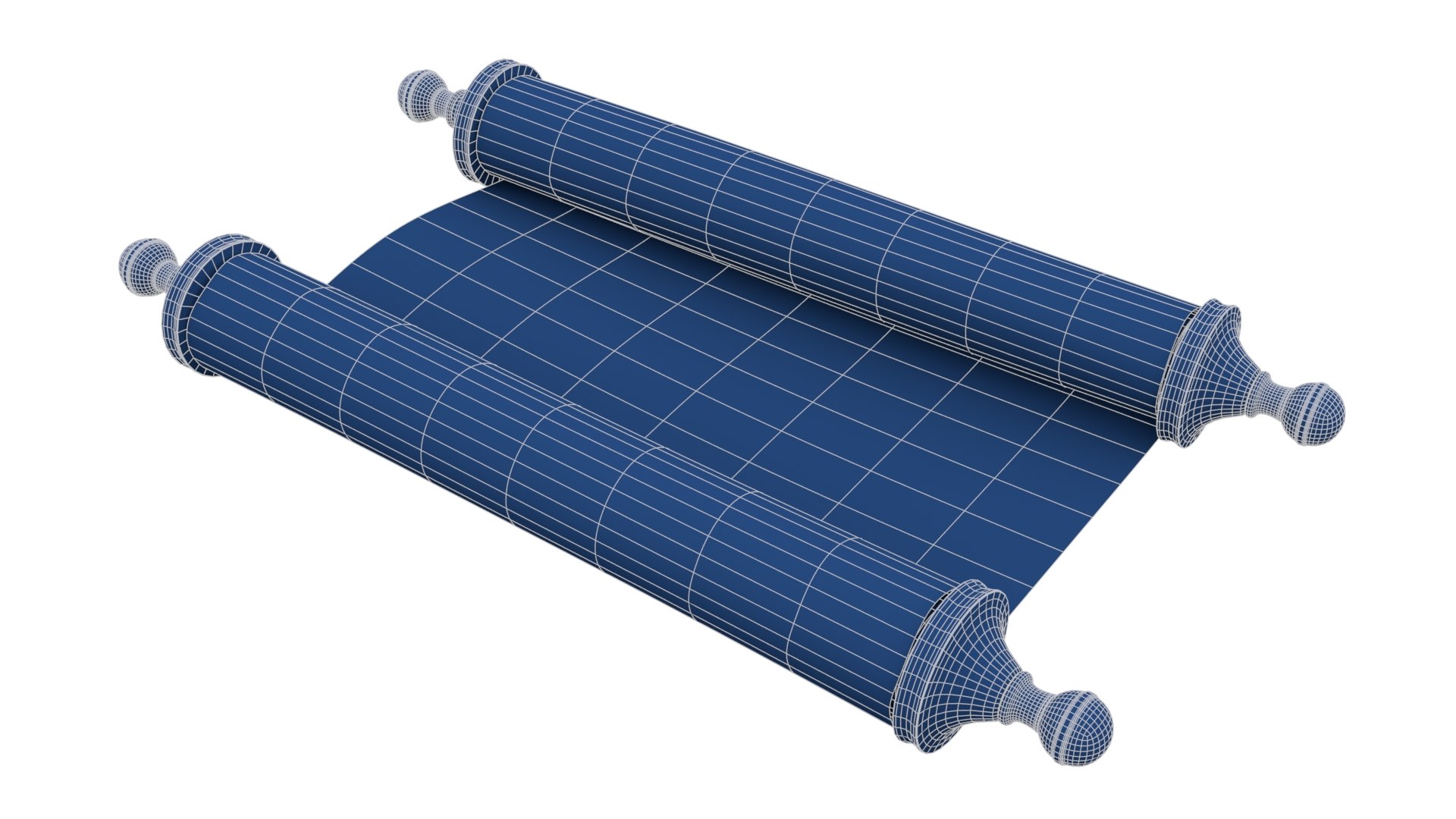 Ancient scroll 2 3D model - TurboSquid 1702743