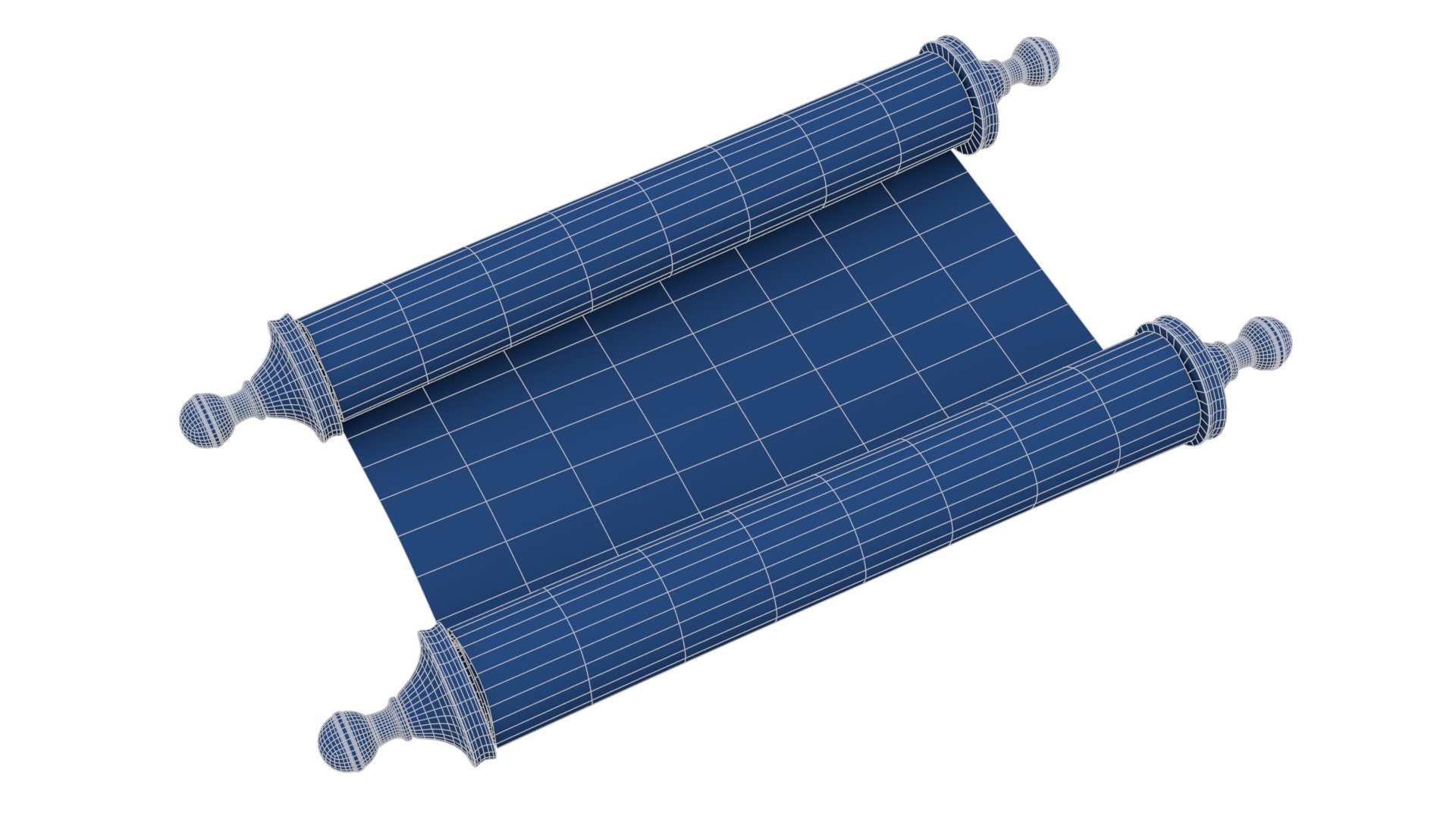 Ancient scroll 2 3D model - TurboSquid 1702743