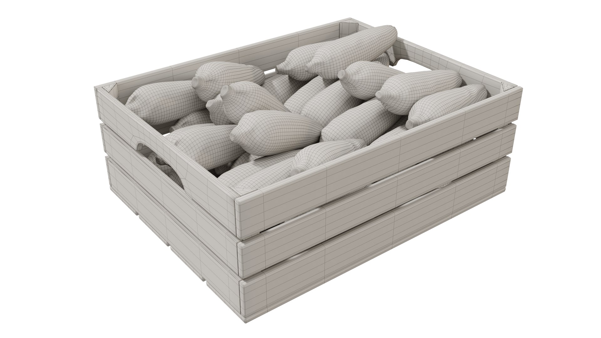 Corn Crates 3D Model - TurboSquid 1967158