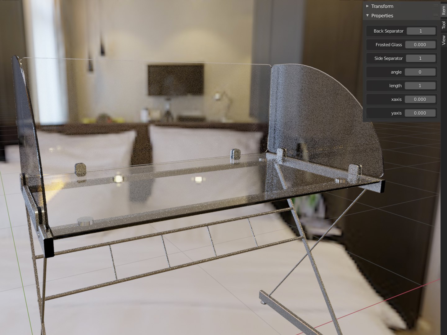 Modular Desk 3D - TurboSquid 1613845