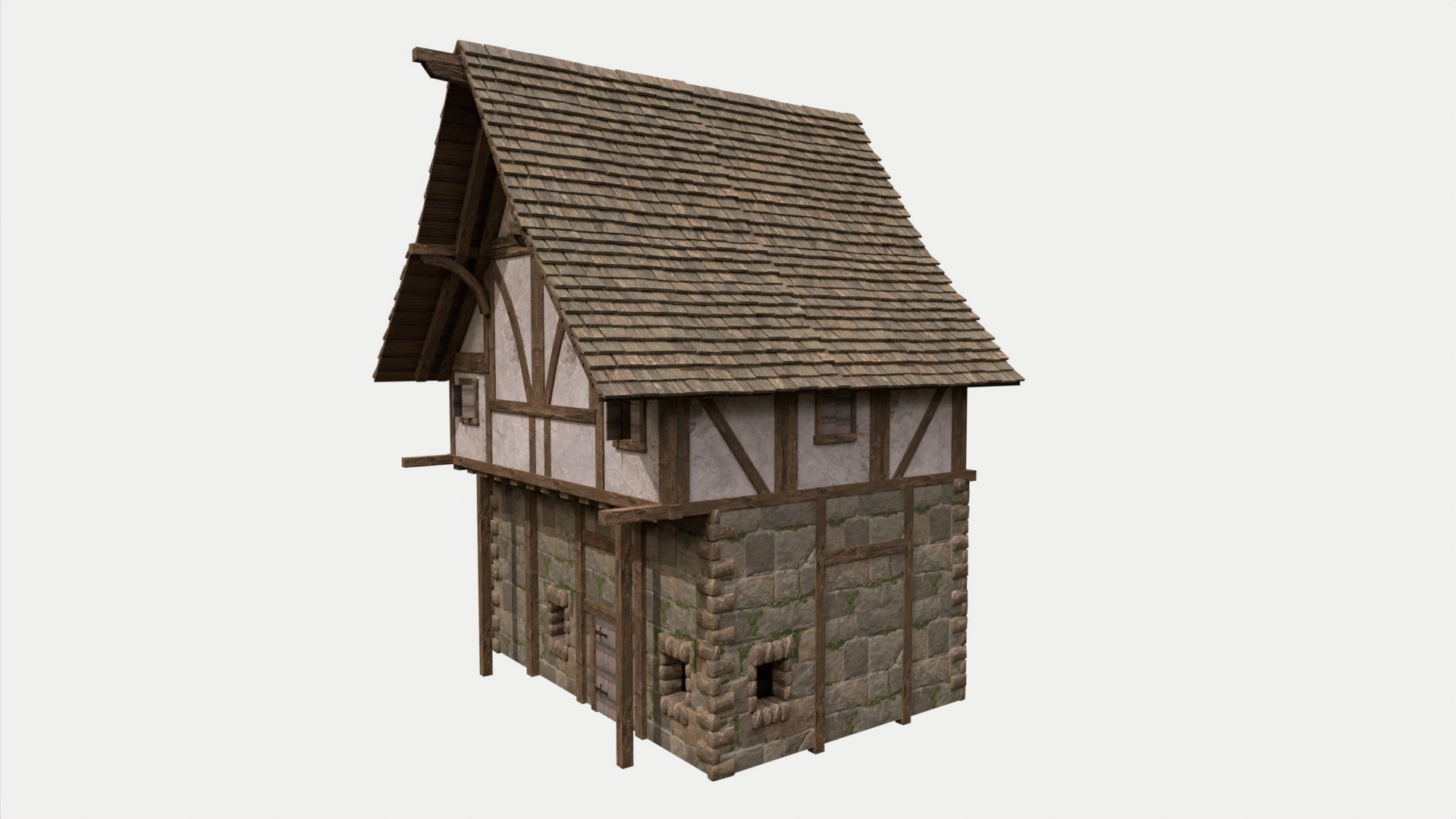 Medieval House 3D Model - TurboSquid 2200201