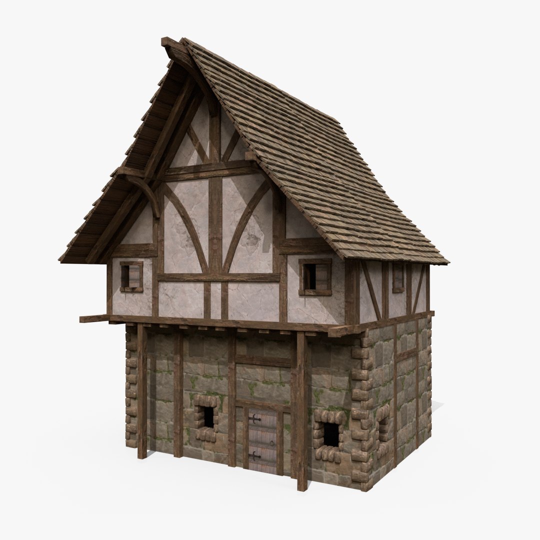 Medieval House 3D Model - TurboSquid 2200201