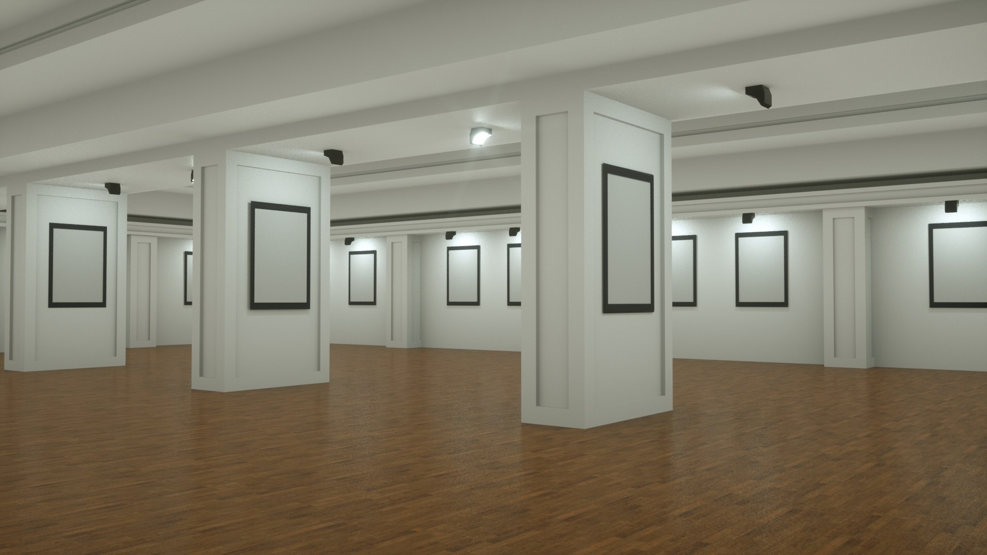 modelo 3d GALERÍA DE ARTE - TurboSquid 1844733