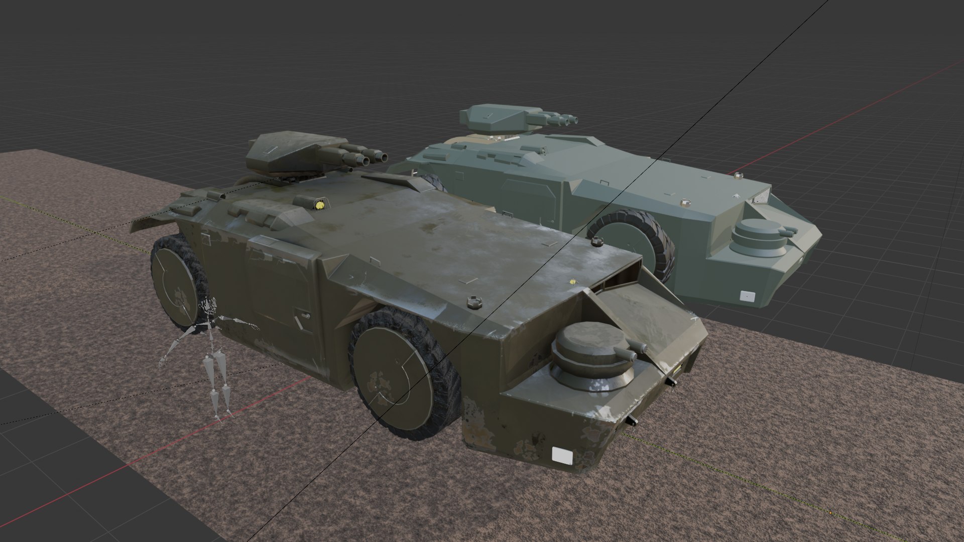 Aliens APC M577 Armored Personnel Carrier Renderable Model Model ...