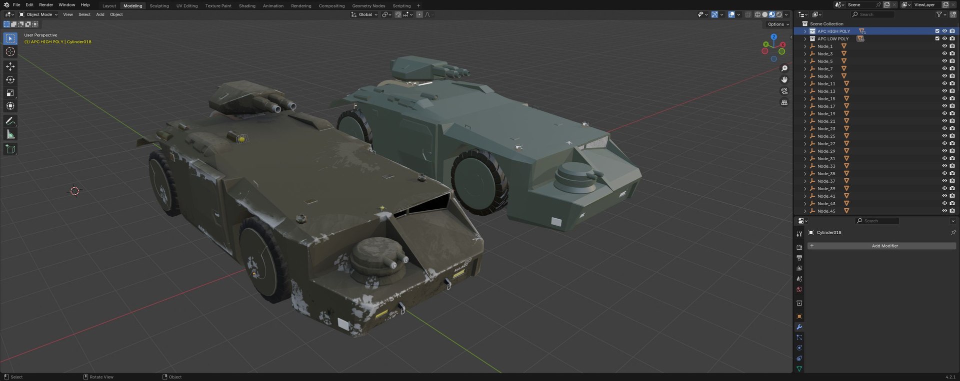 Aliens APC M577 Armored Personnel Carrier Renderable Model Model ...