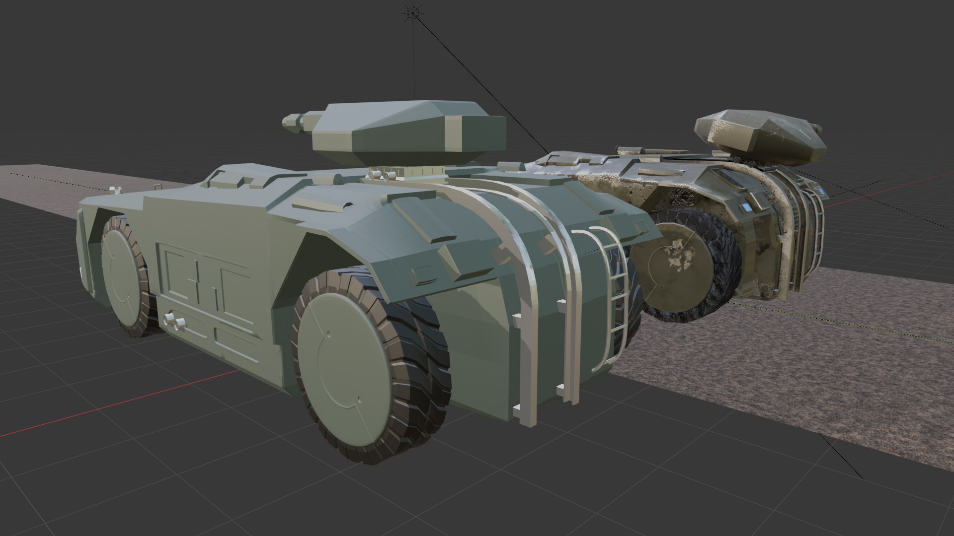 Aliens APC M577 Armored Personnel Carrier Renderable Model Model ...