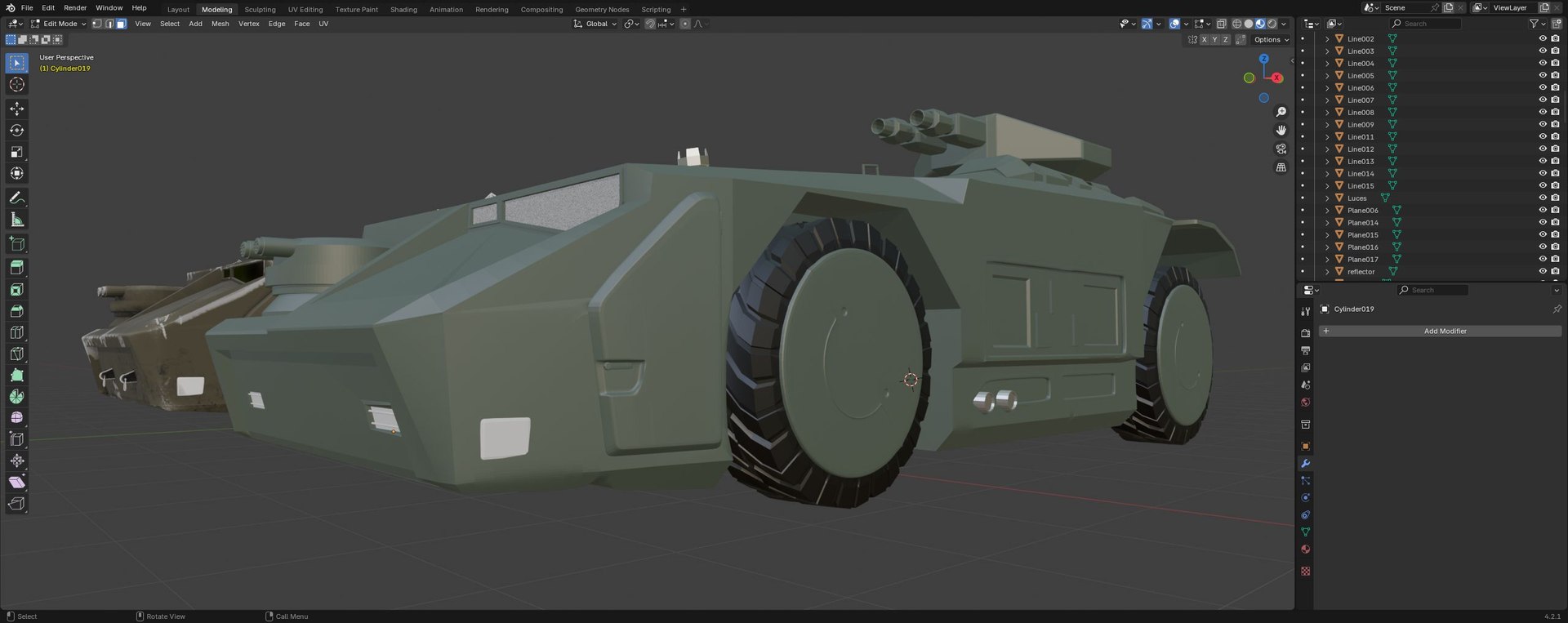 Aliens APC M577 Armored Personnel Carrier Renderable Model Model ...