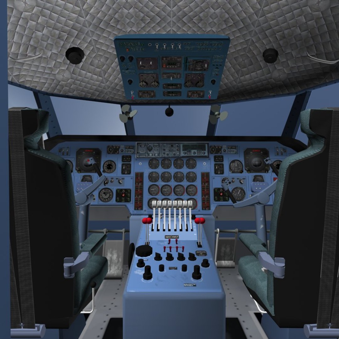 russian ekranoplan 3d model